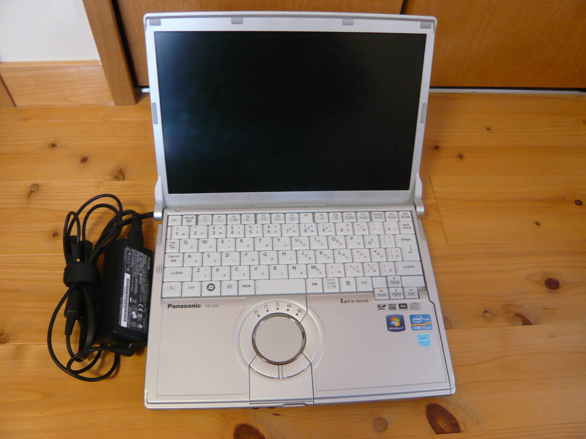 完全動作品！ ノートPC Panasonic Let'snote CF-S10 Core i5 2520M 2.5GHz メモリ4GB ...