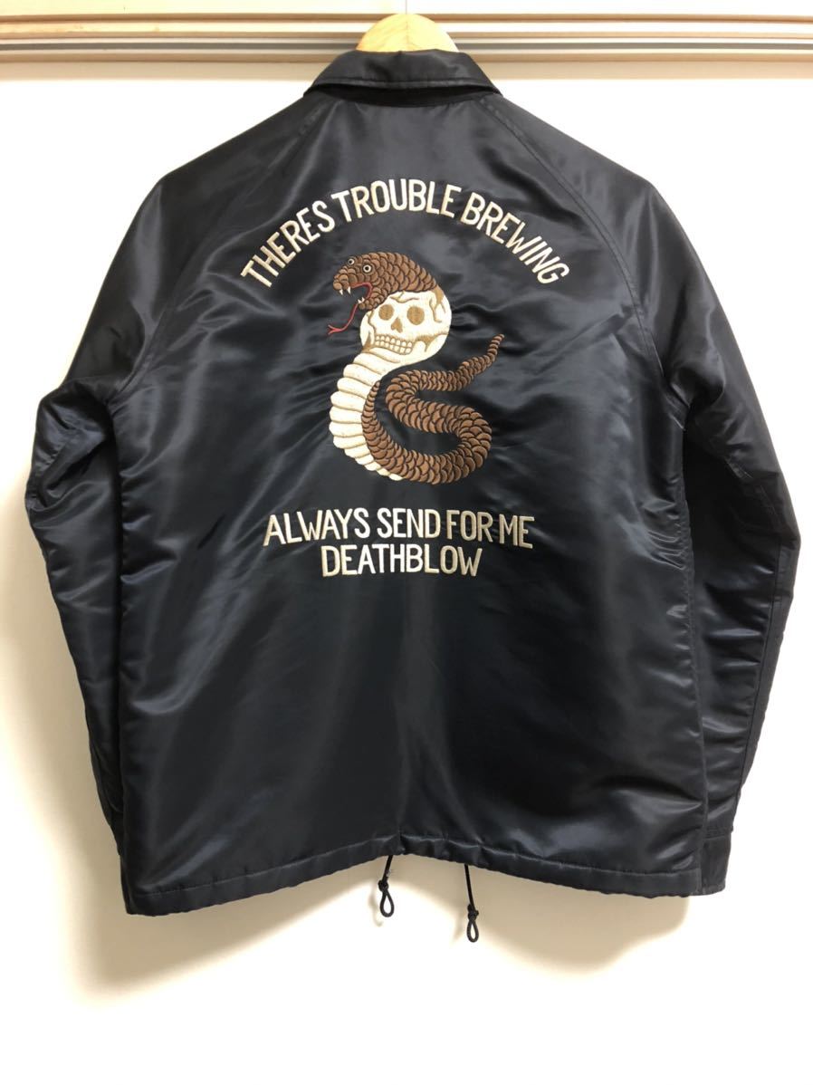 COOTIE garage jacket クーティー ガレージ ジャケット コーチ ジャケット 刺繍 kj(Mサイズ)｜売買されたオークション ...