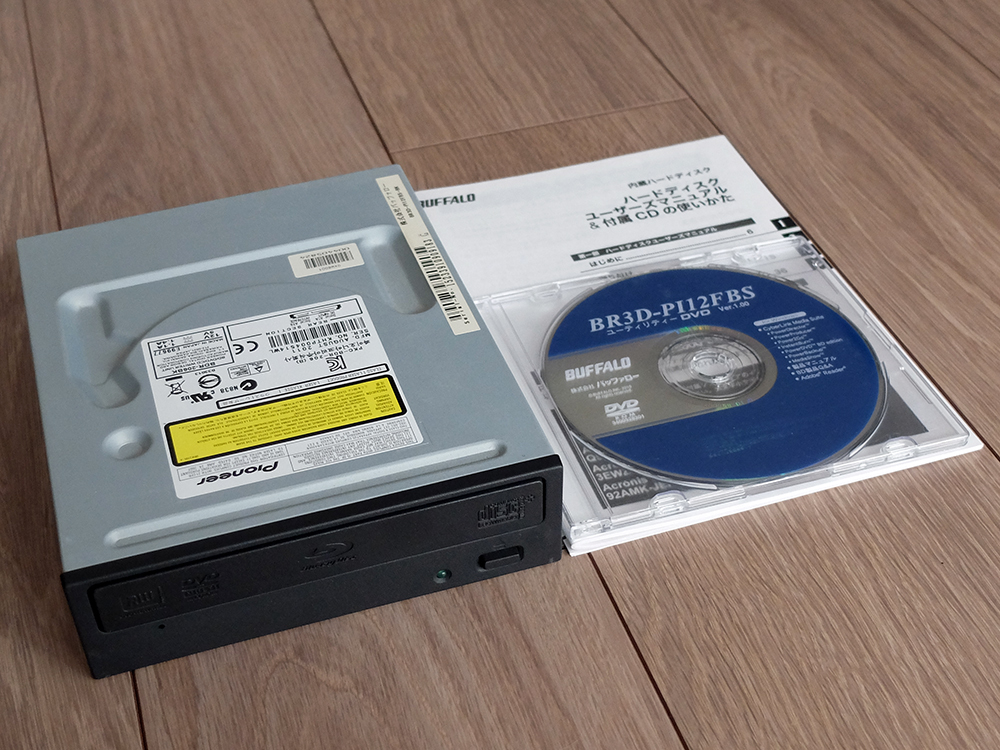 BUFFALO バッファロー 内蔵ブルーレイドライブ BR3D-PI12FBS-BK(DVDマルチドライブ)｜売買されたオークション情報 ...