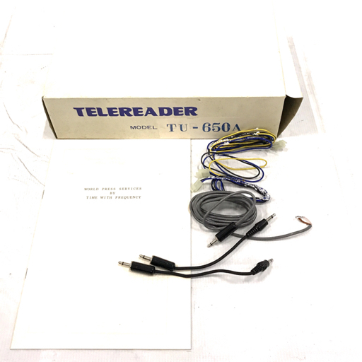 CW＆RTTY CWR-650 KB-650 TU-650A TELEREADER テレリーダー 3点セット アマチュア無線 アクセサリ ...