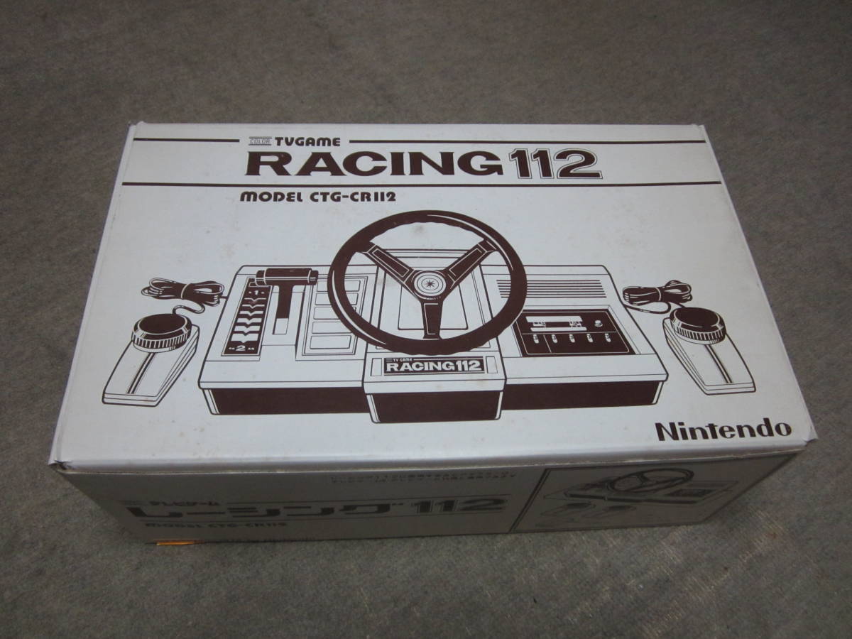 1978年 昭和 デッドストック 任天堂 Nintendo TVゲーム レーシング112 CTG-CR112 ヤマト着払い発送(テレビゲーム ...