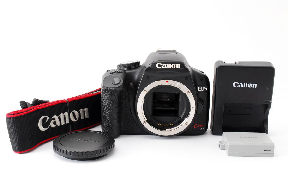 B13 キャノン Canon EOS kiss X3 ボディ 1510万画素/軽量 小型/自動補正機能 #2495C(キヤノン)｜売買された ...