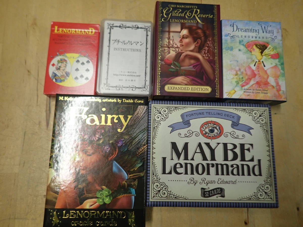 M/E4 ルノルマンカード 6点まとめてセット Dreaming Way/GILDED REBERIE LENORMAND プチルノルマン(タロットカード)｜売買されたオークション情報 ...