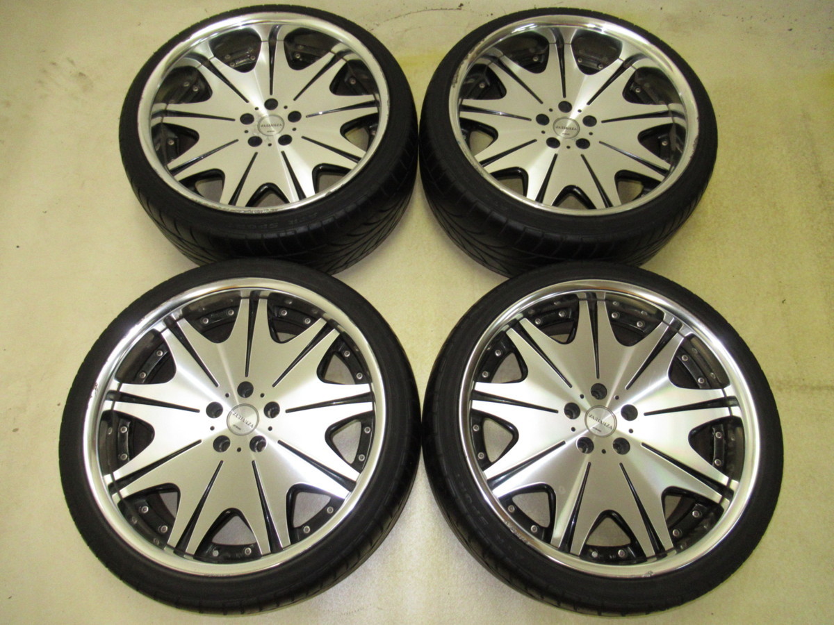 1円スタート WORK Varianza D3S 9J-20+30 10J-20+25 pcd114.3/5H 245/35ZR20 タイヤ ...
