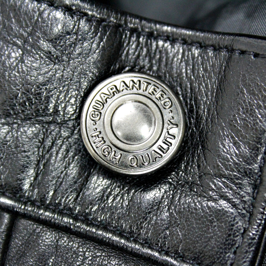 日本製 SHELLAC シェラック 牛革 レザーパンツ ボタンフライ 黒 ブラック 44 / バイカーパンツ 5351プールオム(パンツ)｜売買されたオークション情報、yahooの商品情報を ...