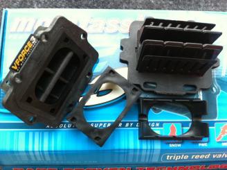 MotoTassinari V3140-794-2 V-Force Delta3 リードバルブ YAMAHA 701/760 SJ/RA/RZ ...