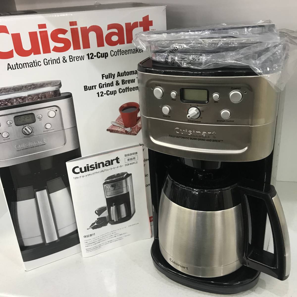 Cuisinart クイジナート DGB-900PCJ 12カップ 全自動コーヒーメーカー ミル(コーヒーメーカー一般)｜売買されたオークション情報、yahooの商品情報をアーカイブ公開 ...