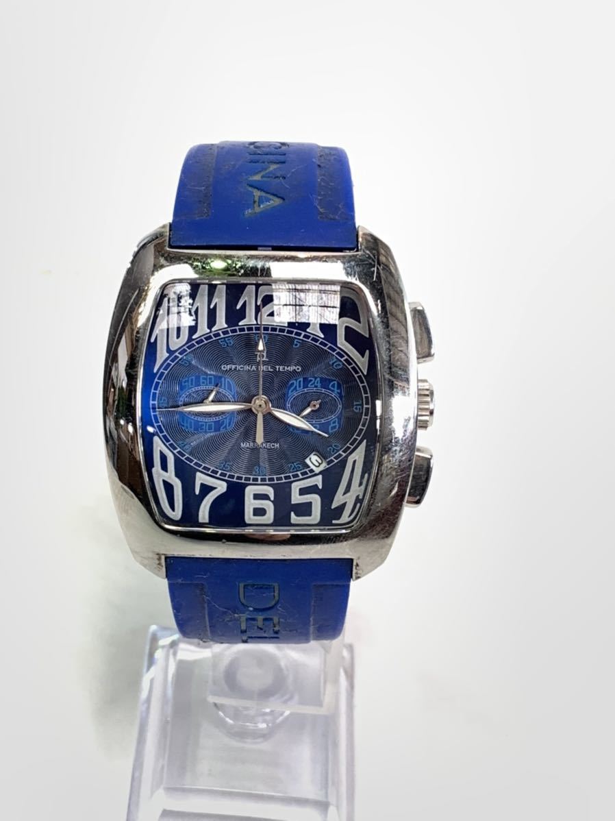 11 メンズ腕時計 OFFCINA DEL TEMPO ラバーバンド(3針（時、分、秒）)｜売買されたオークション情報、yahooの商品情報を ...