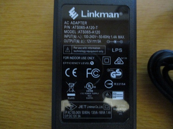 ACアダプター 出力DC12V 大電流5A ATS065T-A120 高品質 NFJ SMSL TOPPING アンプ等に(変圧器、アダプター)｜売買されたオークション情報、yahooの商品 ...