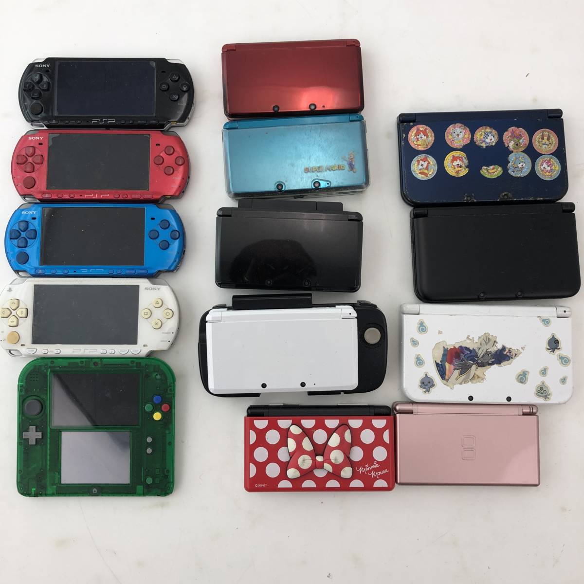 1円 PSP DSLite 3DS 3DSLL 2DS 本体各種 14台 まとめ売り ジャンク品(ニンテンドー3DS本体)｜売買された ...