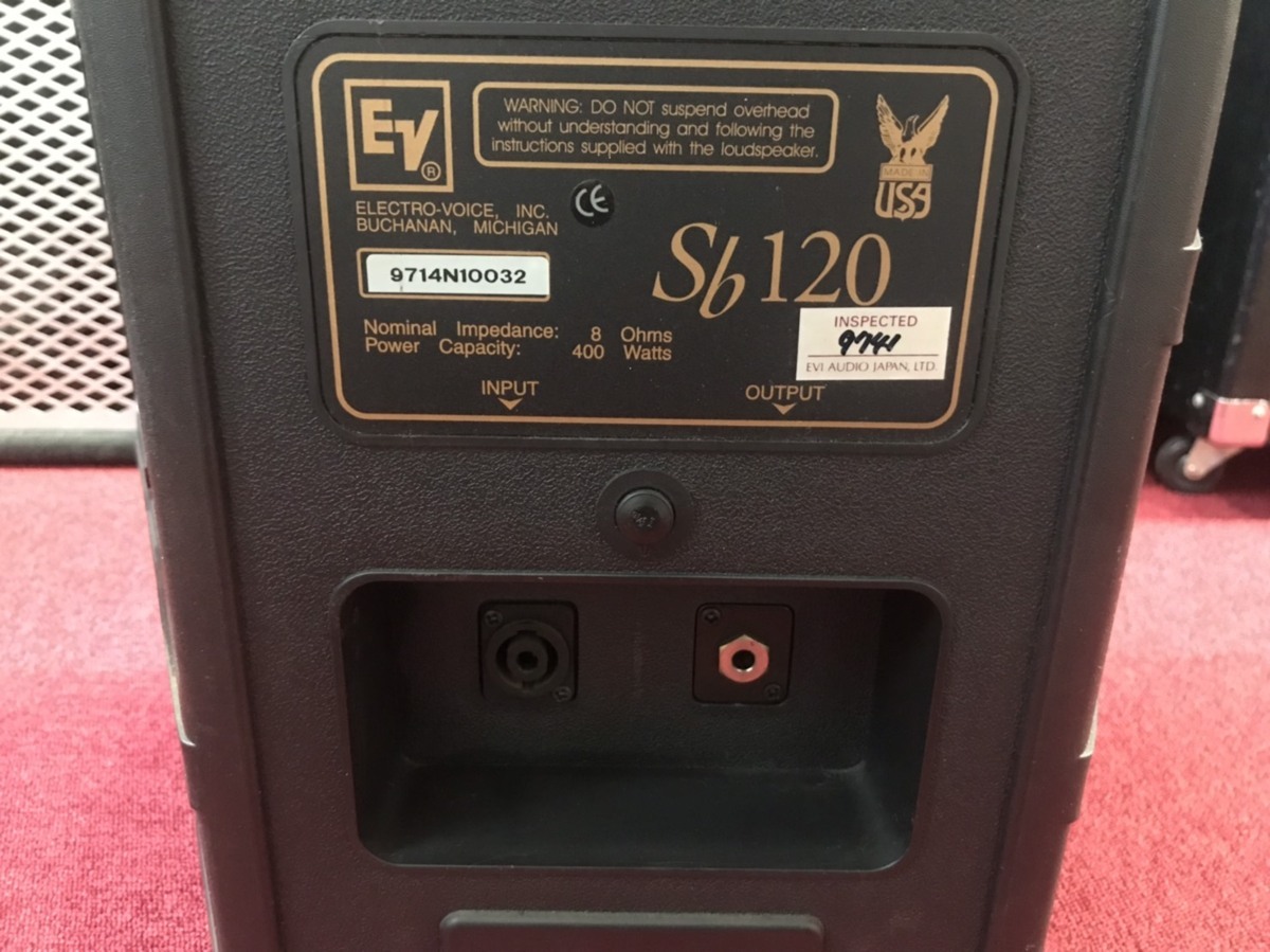 1円 Electro Voice EV Sb120 スピーカー(スピーカー)｜売買されたオークション情報、yahooの商品情報をアーカイブ公開 ...