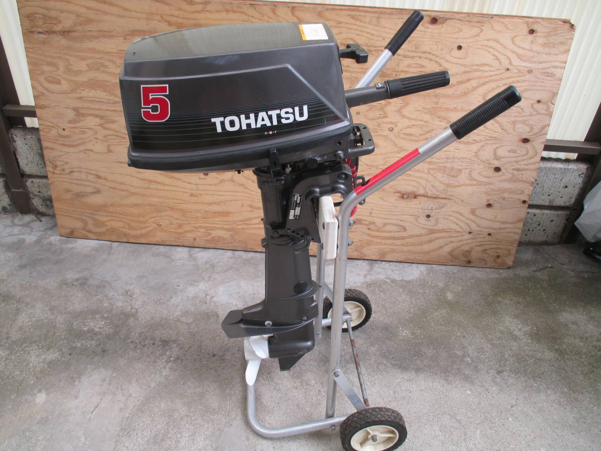 船外機 5馬力 トーハツ M5B 369 5馬力 S足 小型船舶用 ボート 釣り TOHATSU(10馬力未満)｜売買されたオークション情報 ...
