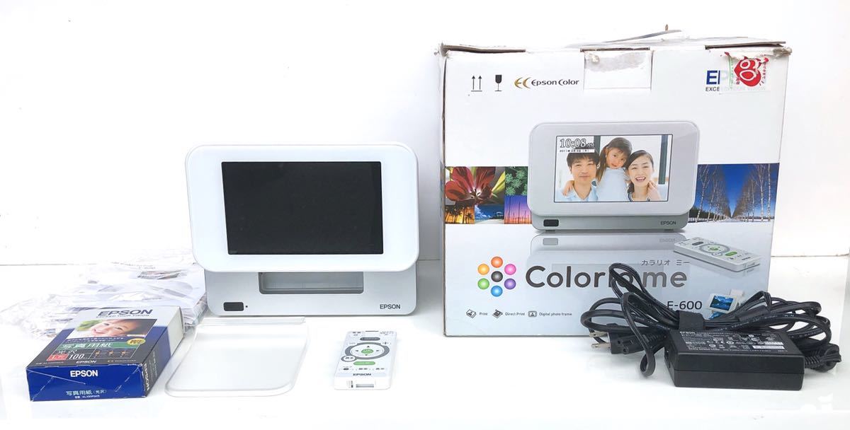 EPSON Color Colorio me E-600 Compact Photo Inkjet Printer フォトプリンター カラリ ...