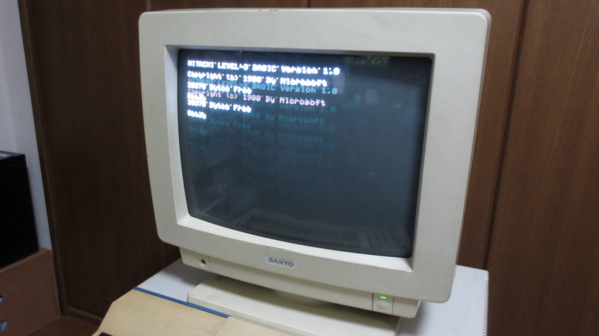 ジャンク HITACHI ワープロ BASIC MASTER LEVEL3 MARKⅡ MB-6891 日立 CRTモニター CMT-A14F1G(その他)｜売買されたオークション情報 ...