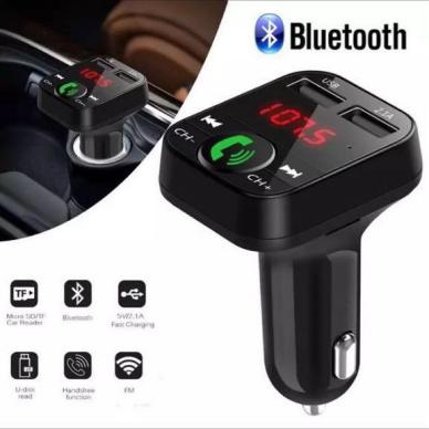 FMトランスミッター Bluetooth iPhone/Android可 カーチャージャー機能 2USBポート搭載 ハンズフリー通話可 音楽再生(FMトランスミッター)｜売買されたオークション ...