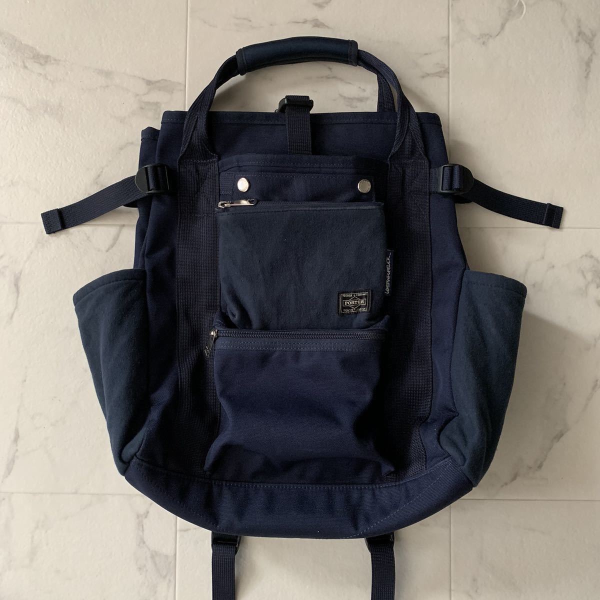 限定 PORTER × LOOPWHEELER 2way バックパック リュック 吉田カバン ポーター ループウィラー バッグ 鞄(リュックサック、デイパック)｜売買されたオークション情報 ...
