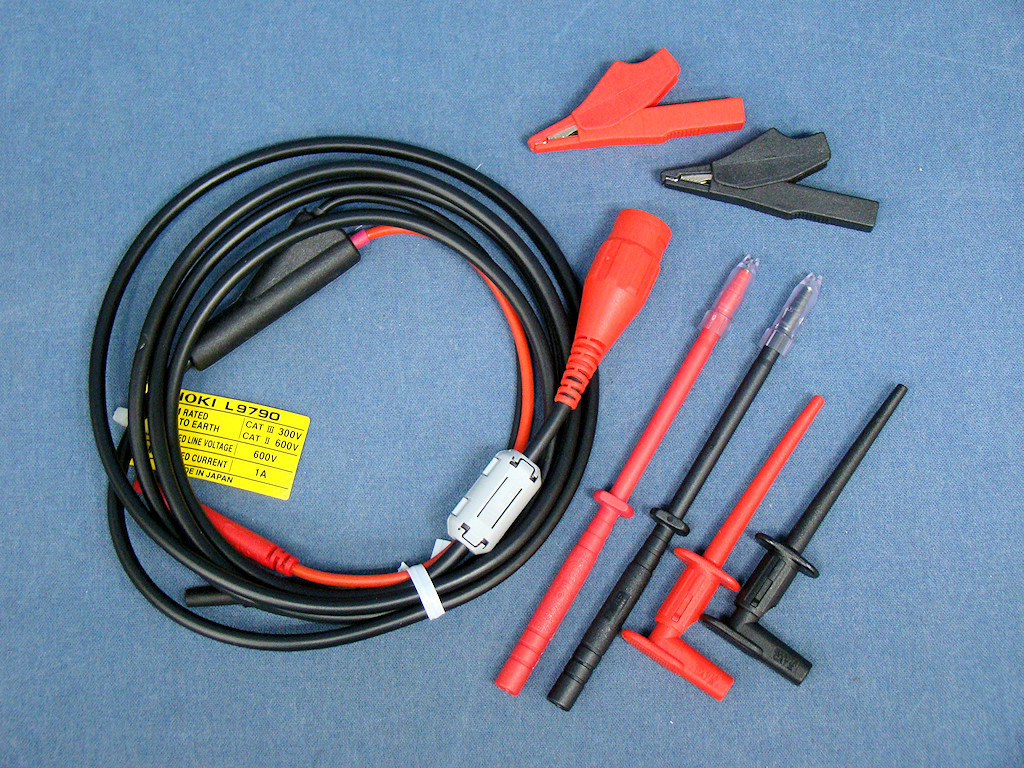 HIOKI 日置 メモリ―ハイコーダ用 接続コード L9790 ピン クリップ 01 02 03 オプション品 セット(その他)｜売買された ...