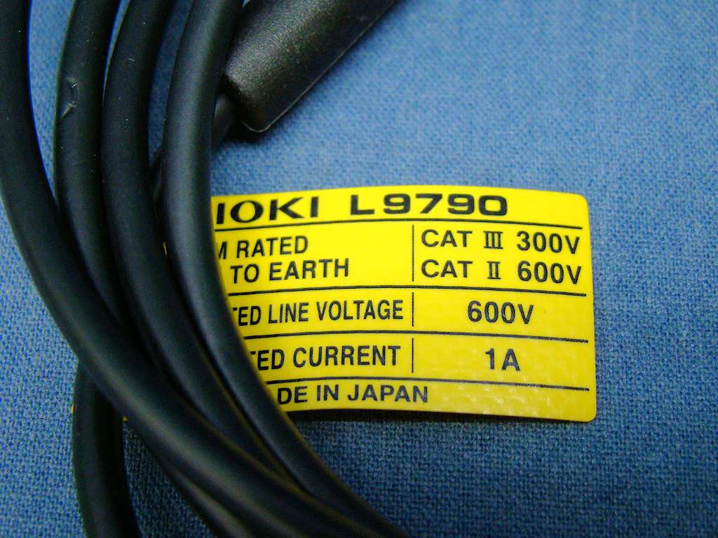 HIOKI 日置 メモリ―ハイコーダ用 接続コード L9790 ピン クリップ 01 02 03 オプション品 セット(その他)｜売買された ...