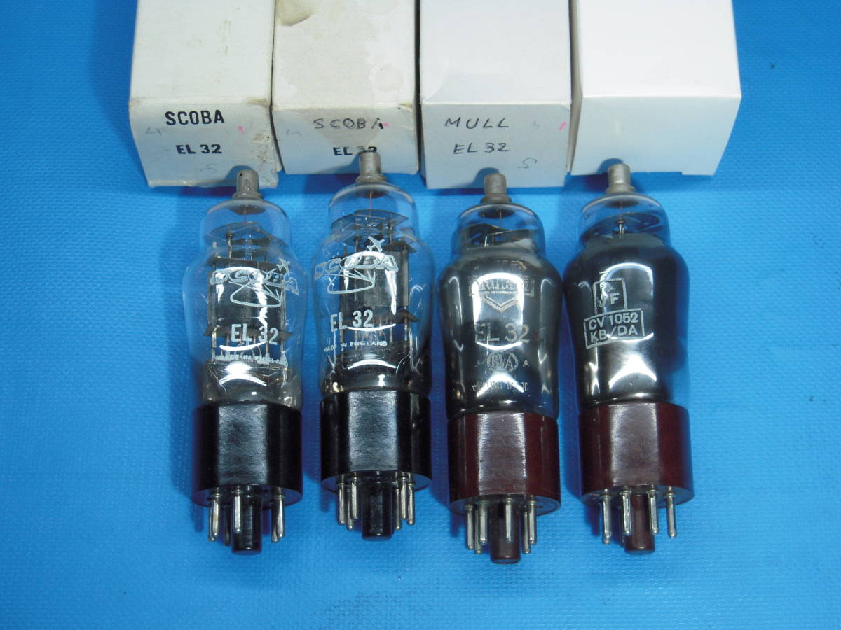真空管 EL32 SCOBA：2 MUL：1 と メーカー のCV1052 EL32 1本 の計4本(真空管)｜売買されたオークション情報 ...