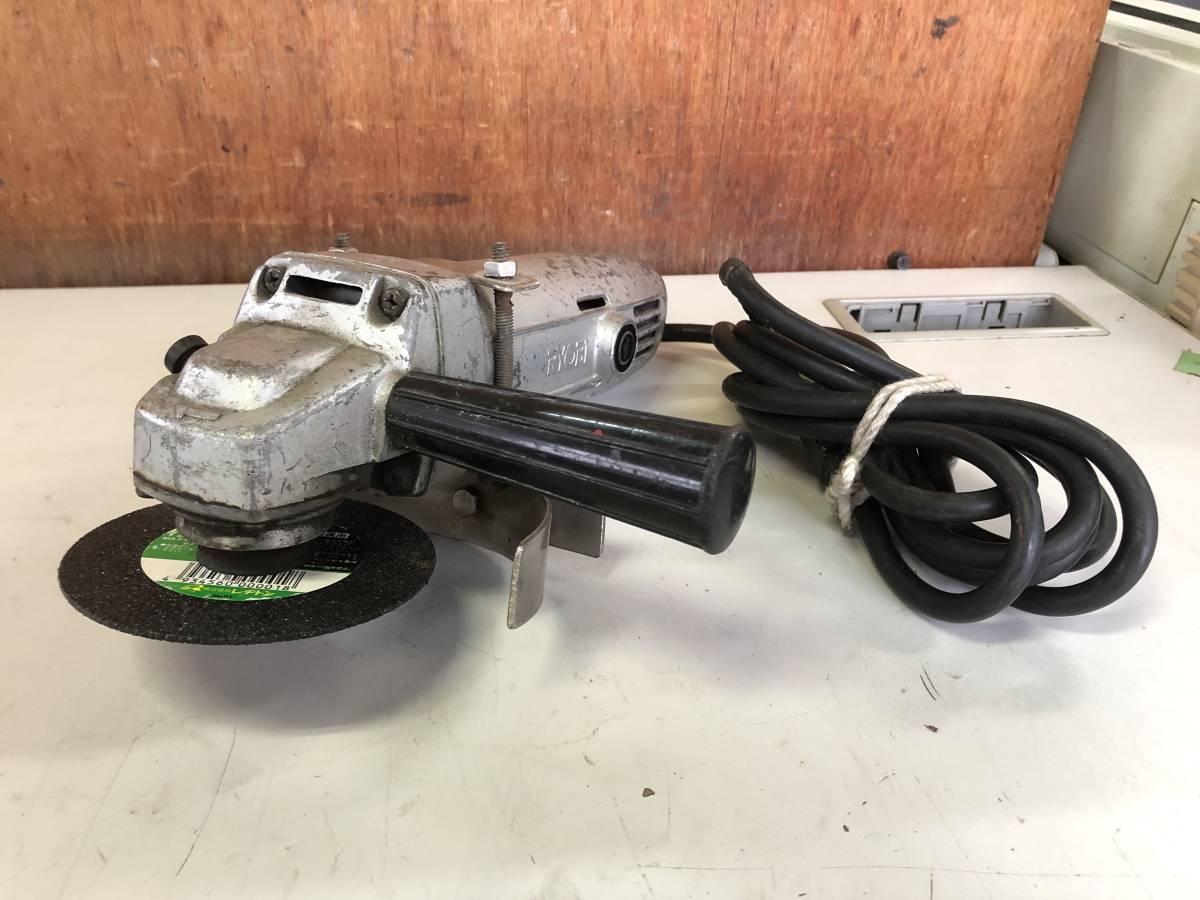 M981 RYOBI スーパー グラインダー G-108HA リョービ 切断機 コード補修あり(ディスクグラインダー)｜売買されたオークション ...