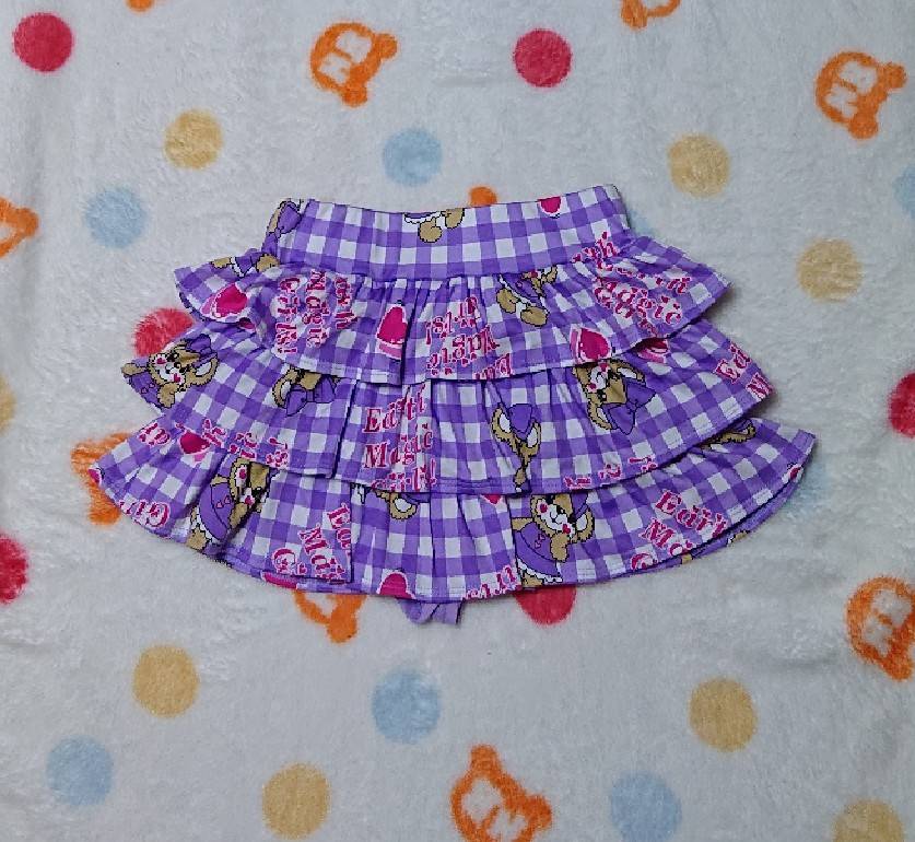 アースマジック EARTH MAGIC ギンガムチェック スカート 100cm｜アースマジック