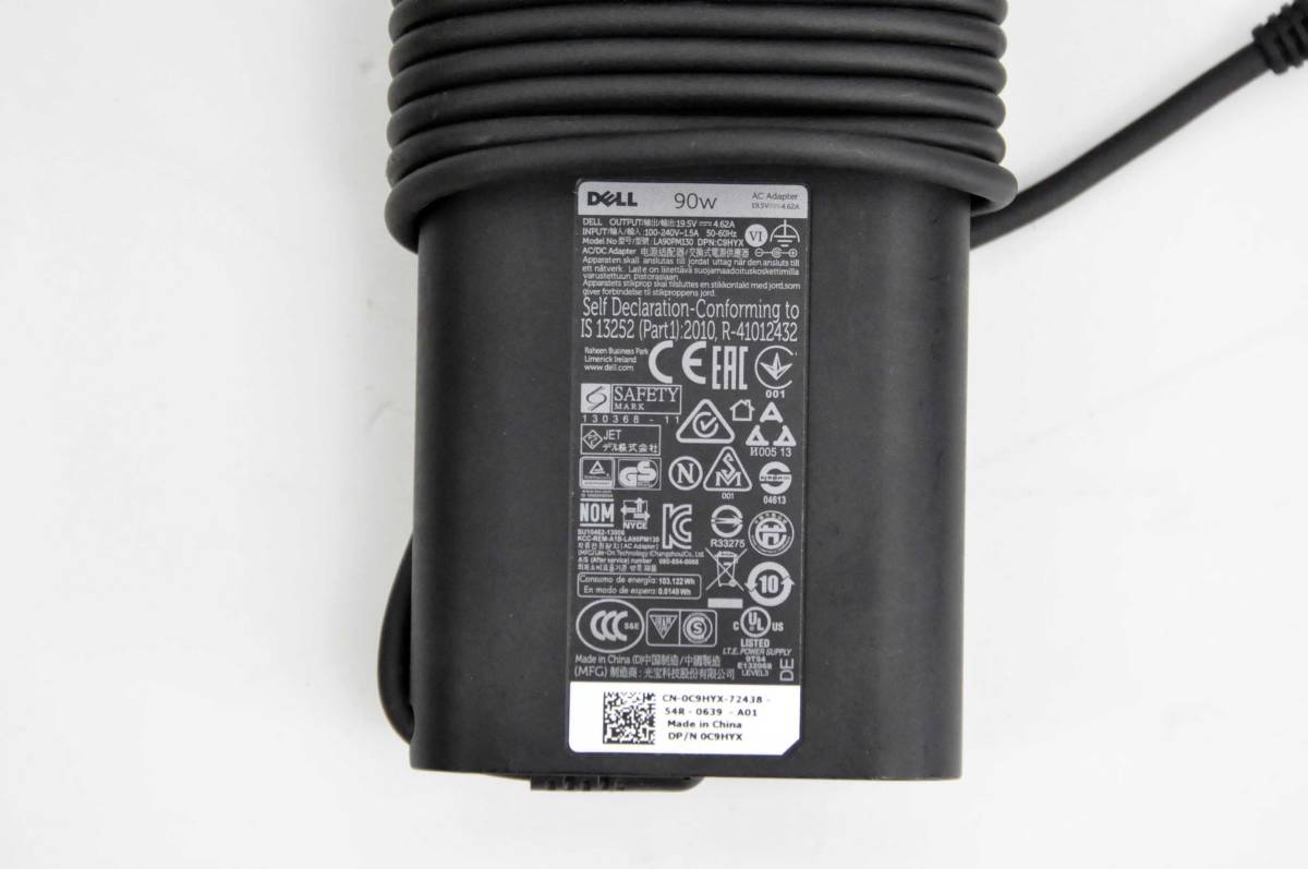 DELL 純正ACアダプター 19.5V 4.62A 90W / LA90PM130(デル)｜売買されたオークション情報、yahooの商品情報 ...