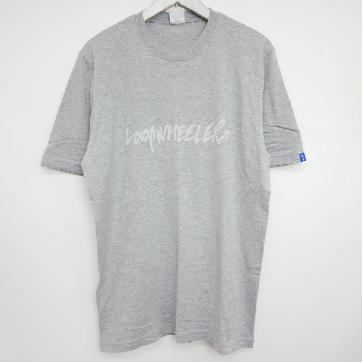 1円 良好 国内正規 LOOPWHEELER×MOGNO6 YOICHIROUCHIDA ループウィラー 内田洋一朗 LOGO TEE ラクガキグラフィック Tシャツ GREY L(文字、ロゴ ...