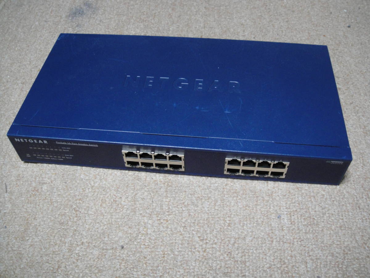 NETGEAR ProSAFE JGS516 V2 ギガ 16ポート ファンレス スイッチングハブ 現状2(イーサネットハブ)｜売買された ...