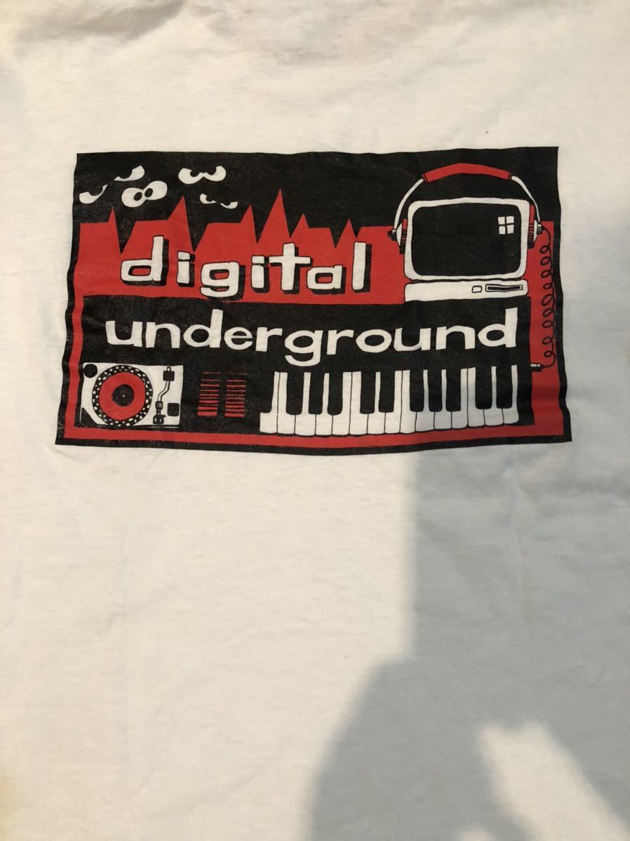 Tシャツ digital underground shock-g money b humpty hump tupac tommy boy ...
