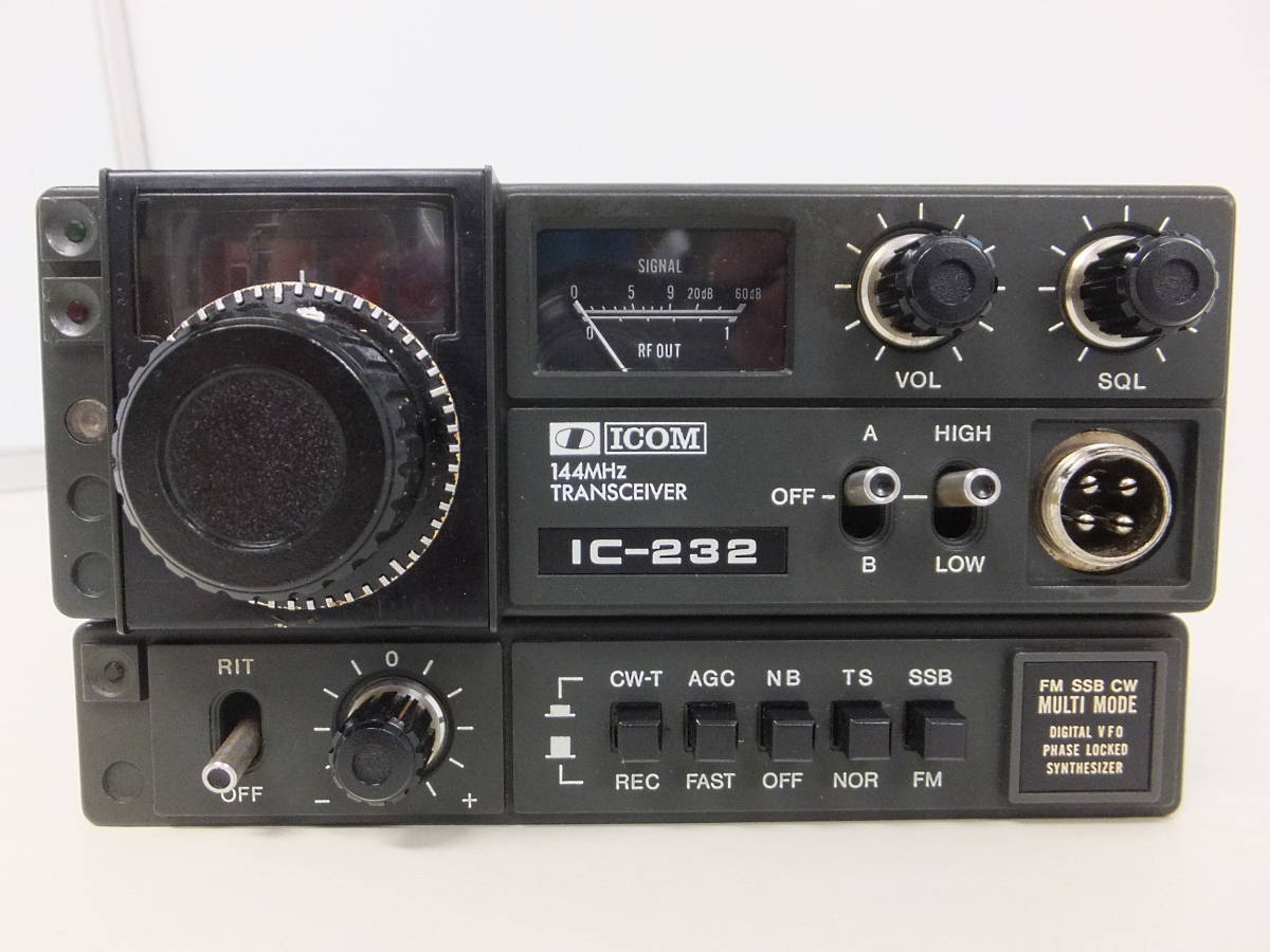 よろづ屋 アイコム ICOM IC-232 144MHz トランシーバー FM SSB CW マルチモード アマチュア無線 M0802-60 ...