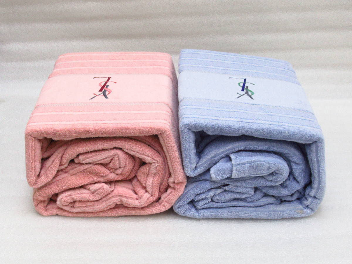 YVESSAINT LAURENT タオルケット 2P 140cm x 190cm 品 泰道リビング イヴサンローラン イブサンローラン 2枚組(タオルケット)｜売買されたオークション情報 ...