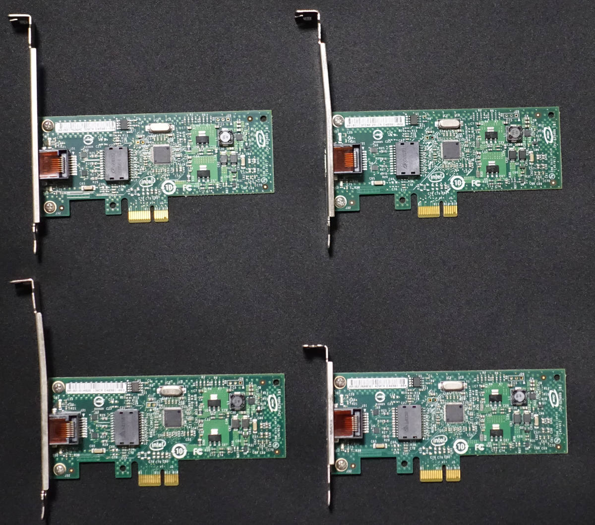 4個セット Intel Gigabit CT Desktop Adapter EXPI9301CT 82574L LANカード 10 100 ...