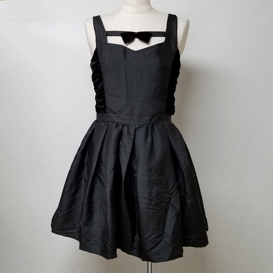 タグ付 マーキュリーデュオ MERCURYDUO 春夏ワンピース ミニ丈 ブラック F サイドベロア リボン No.7688(ワンピース)｜売買されたオークション情報、yahooの商品情報を ...