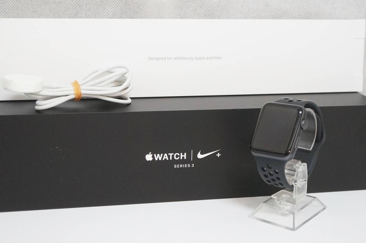 Apple Watch アップルウォッチ Nike+ Series3 Model：A1859 42㎜ GPSモデル スペースグレイアルミニウム ...