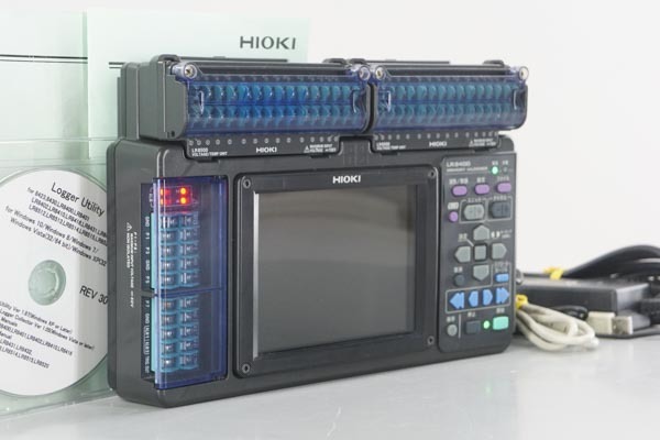 JB HIOKI LR8400 MEMORY HiLOGGER メモリーハイロガー LR8500 2 ACアダプター ソフトウェア 取扱説明書 ...