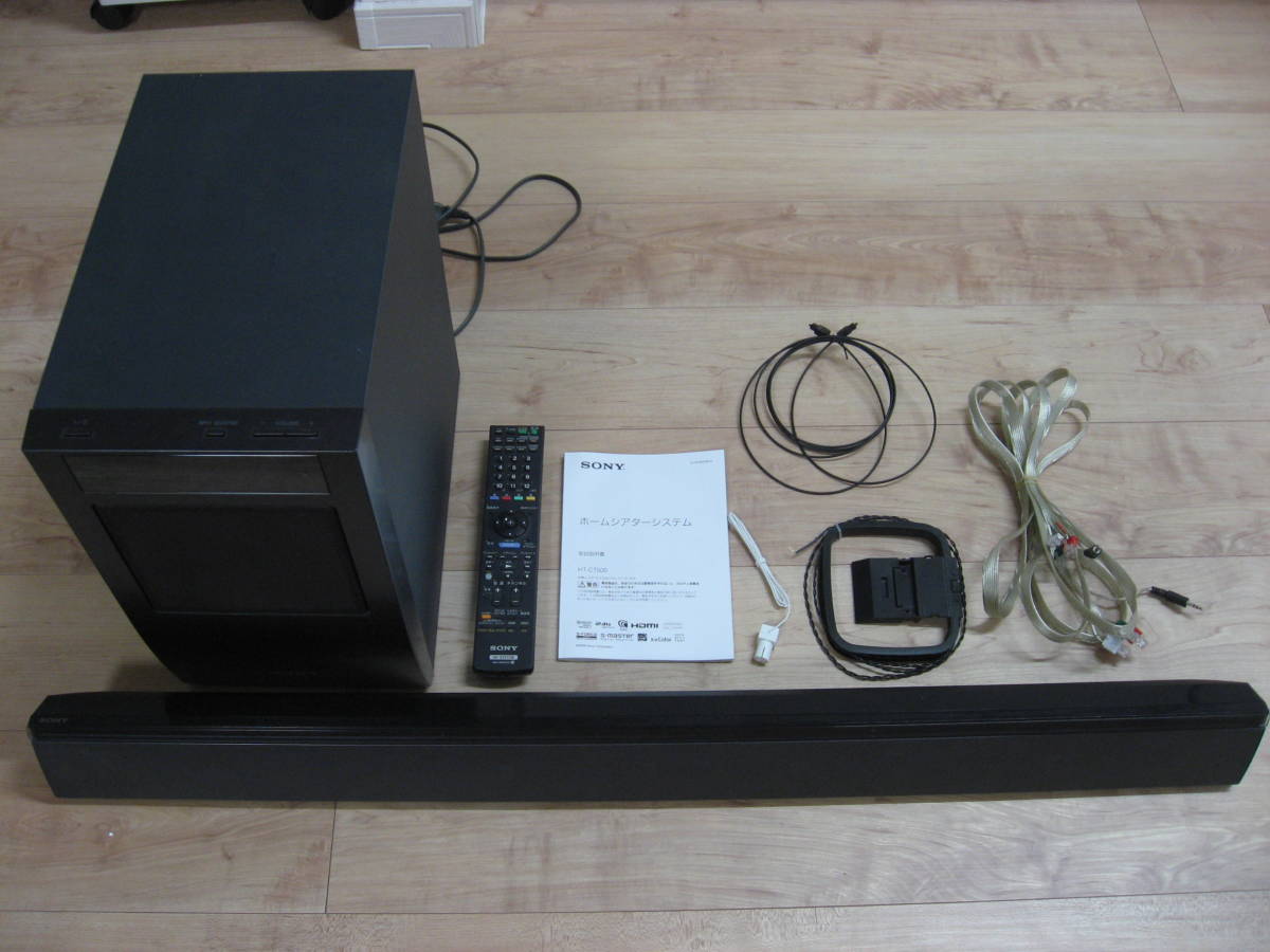 SONY ソニー ホームシアター サウンドバー HT-CT500 2010年製 SA-WCT500/SS-CT500(サラウンドセット)｜売買 ...