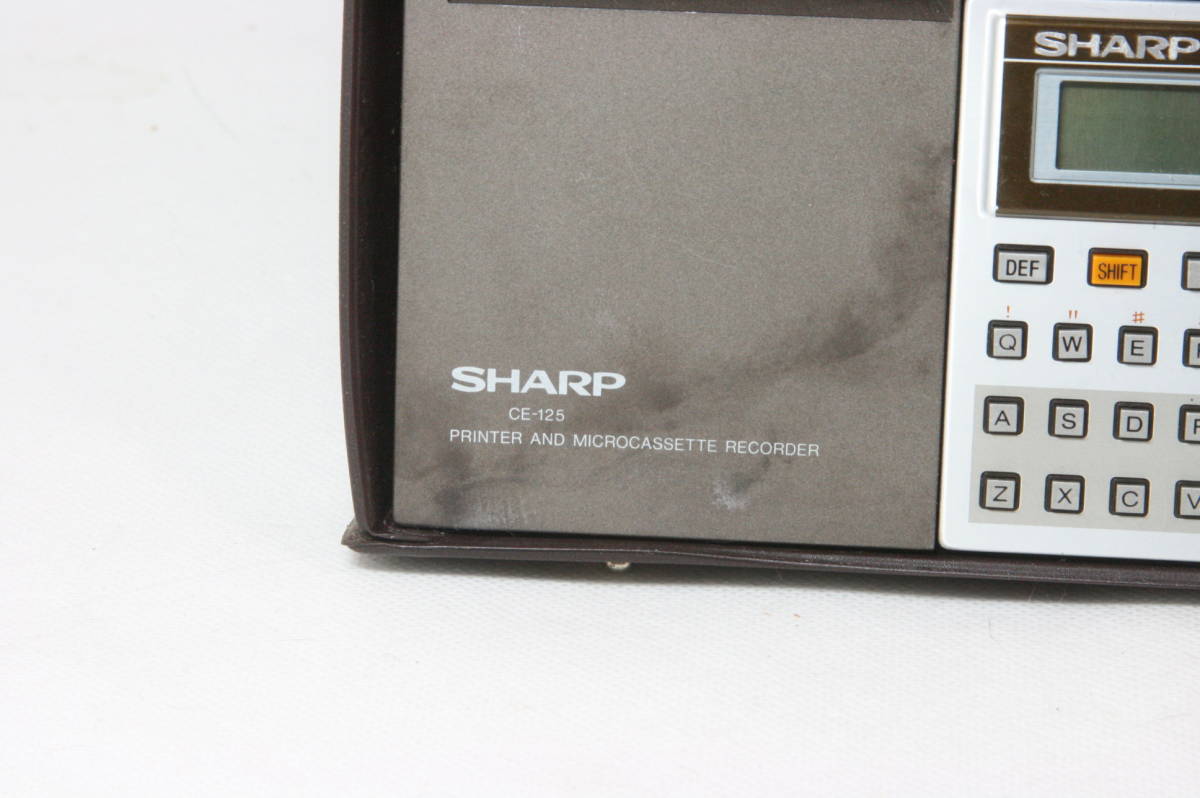 シャープ ポケットコンピュータ PC-1255 CE-125 ジャンク扱い 0i28(ポケットコンピュータ)｜売買されたオークション情報、yahooの商品情報をアーカイブ公開 - オークファン ...