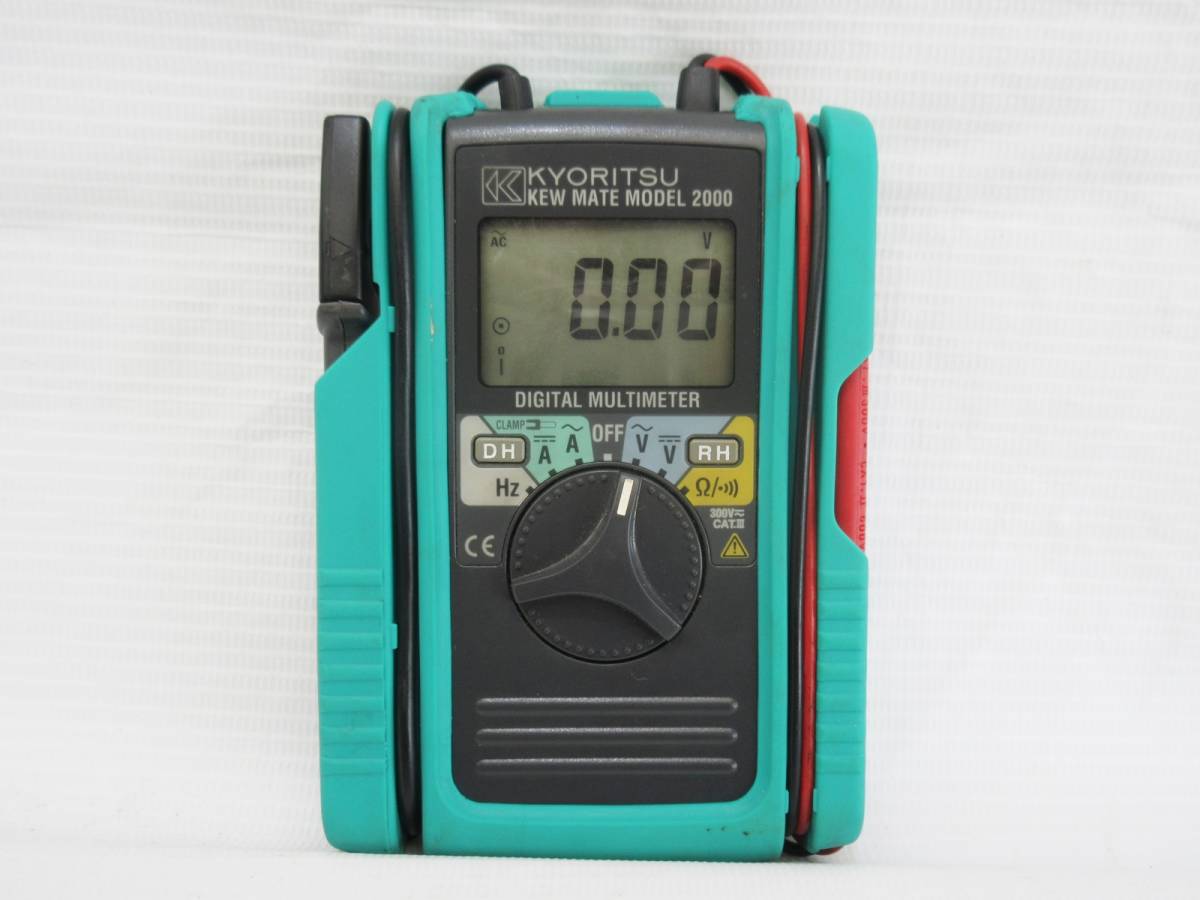 KYORITSU 共立 AC/DCクランプ付 デジタルマルチメータ KEW MATE Model 2000 保証付き A(電気計測器)｜売買されたオークション情報、yahooの商品情報を ...