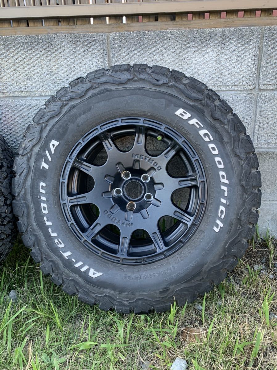 15インチ Method Race MR502 Rally マットブラック 1本 スバルメソッド BFグッドリッチ235/75/R15 ...