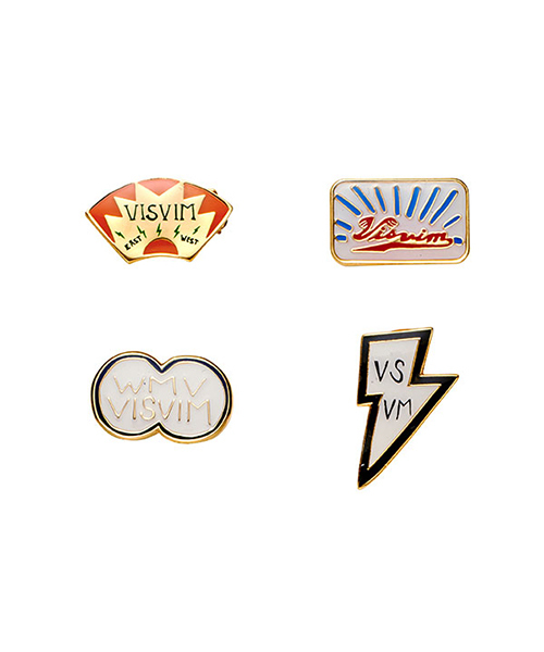 VISVIM LAPEL PIN SET ラペル ピンズ セット PINS ビズビム PEERLESS ピアレス journeyman ...