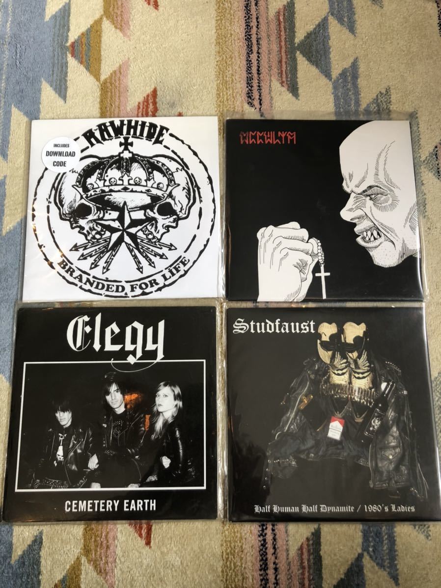 レア メタルパンクEP4枚セット SALUTE ABIGAIL SABBAT gloom GISM crust disclose EFFIGY ...