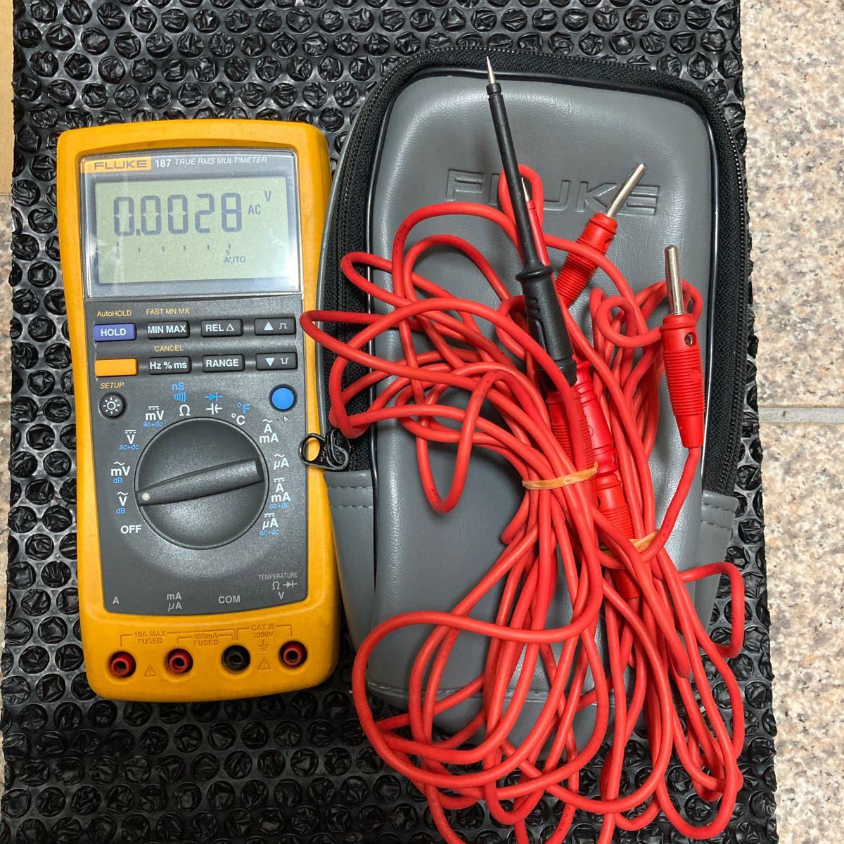 ③ FLUKE 187 TRUE RMS MULTIMETER マルチメーター 測定器(電気計測器)｜売買されたオークション情報、yahooの ...