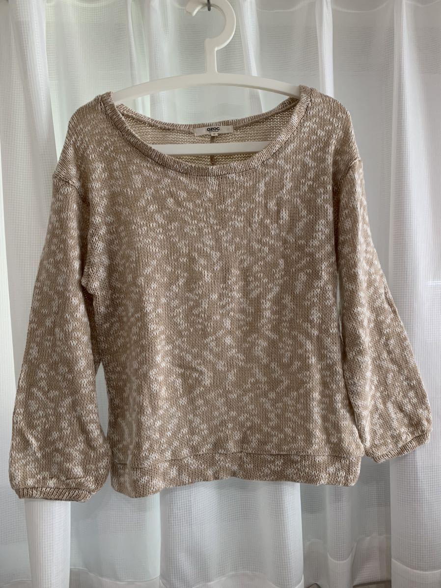 未着用 保管品 レディーストップス オゾック OZOC 丸首セーター 38 ベージュ ㈱ワールド(セーター)｜売買されたオークション情報、yahooの商品情報をアーカイブ公開 - オークファン ...