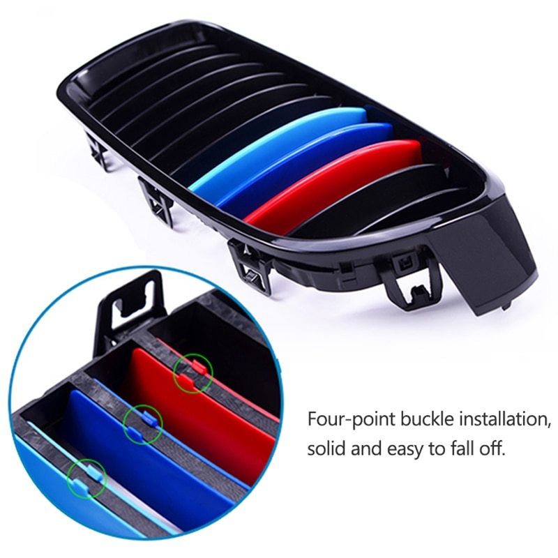 フロントグリルトリムストリップBMW E46 E90 E60 E39 E36 F30 F10 F20 X5 E70 E53 G30 E91 E92 E93 E87 X3 E83 F25 X6 ...