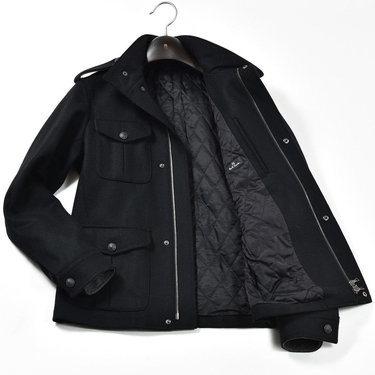 ｜Paul Smith ポール スミス｜しっとりとした手触り これからの季節に カシミア混 M-65 ウールジャケット ブラック Mサイズ メンズ A75(Mサイズ)｜売買されたオークション ...