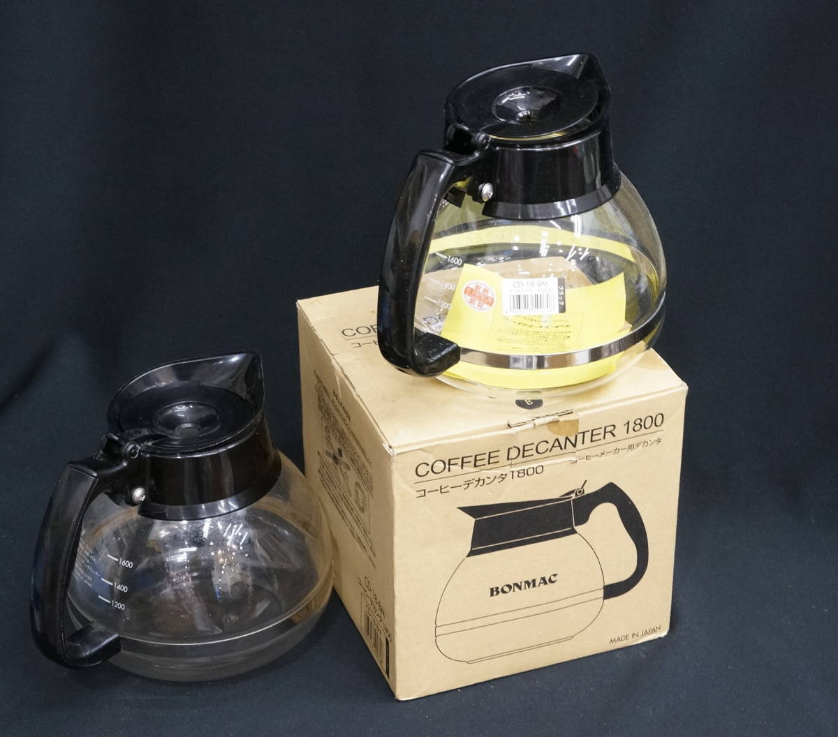 BONMAC ボンマック CD-18-BM コーヒーデカンタ 1800 1.8L 2点 1個含む(コーヒー用品)｜売買されたオークション情報 ...