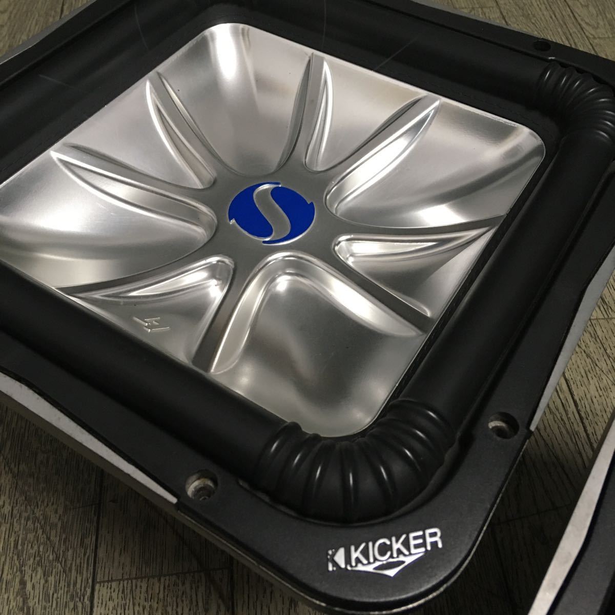 KICKER キッカー サブウーファー SOLO-BARIC S12L7 30cm 2個セット ウーハー(ウーハー)｜売買されたオークション ...
