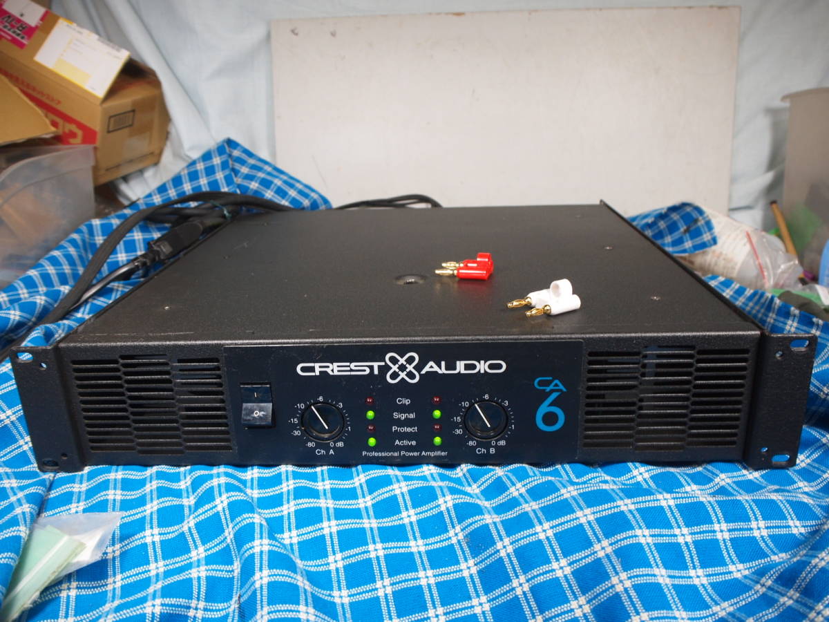 CREST AUDIO CA6 年内 クレスト パワーアンプ 8Ω 400W 400W 完動品 3ヶ月保証(その他)｜売買されたオークション ...