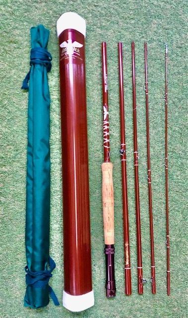 レア fenwick フェンウィック FF856-5 5ピース 8 1/2 259cm AFTMA Fly Line No 6 3 1/2 ozフライ 99gm フライ ロッド(フライロッド ...