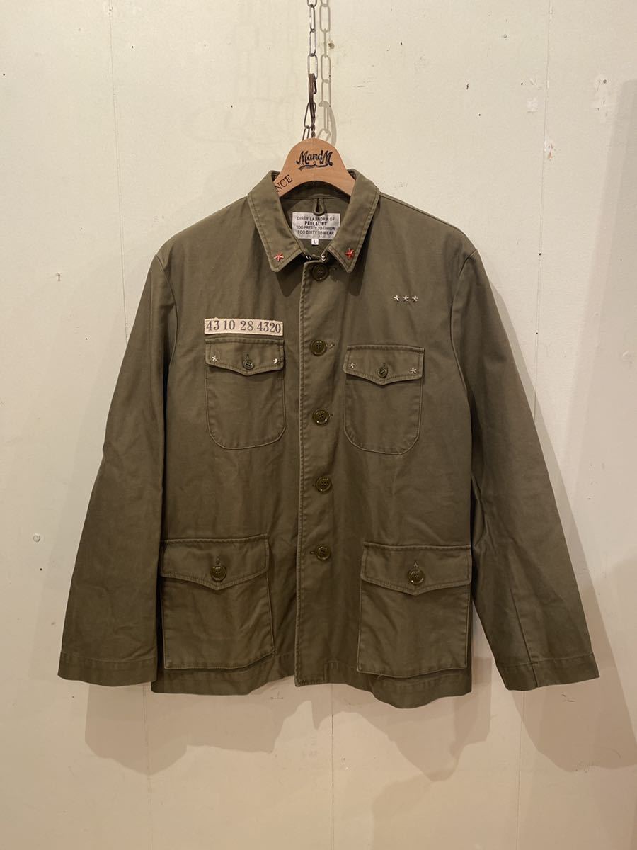PEEL&LIFT Communist jacket 再構築 リメイク ミリタリージャケット 加工 アナーキー AFFA Sex ...